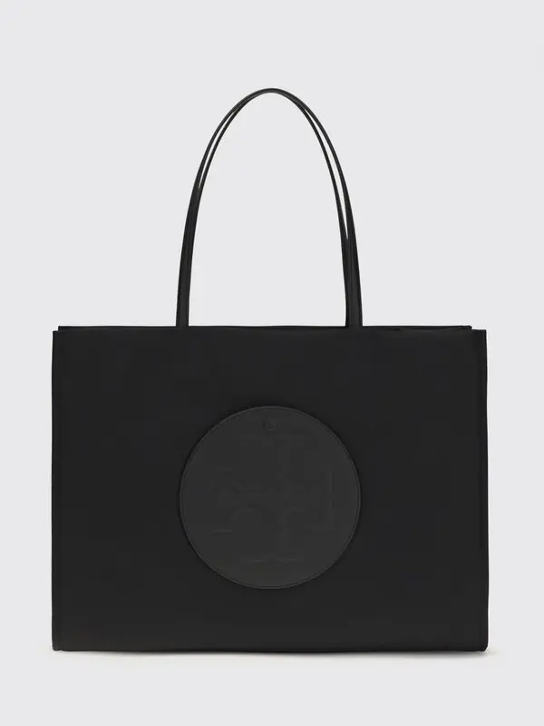 Tory Burch Ella Recycled Nylon Tote Bag - Black
