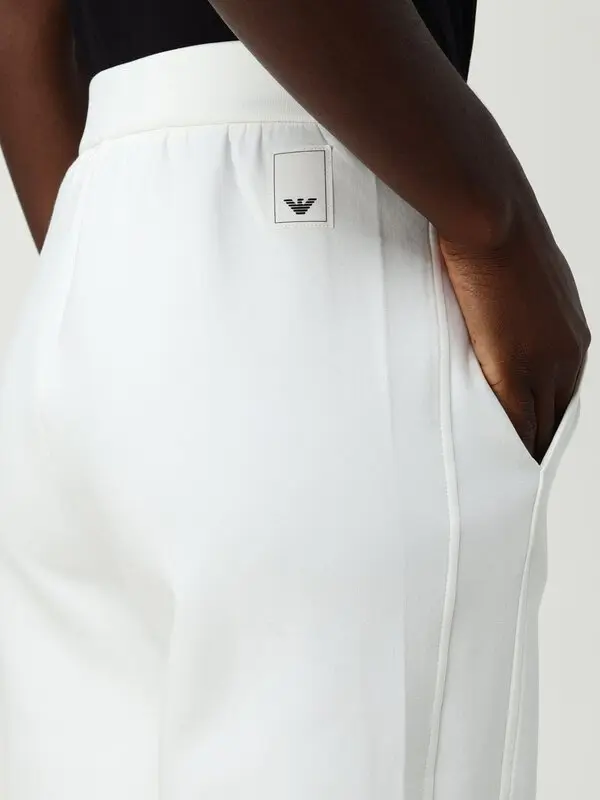 Emporio Armani Straight Leg Pants - White