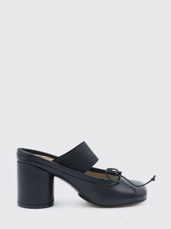 MAISON MARGIELA Mary Jane Block Heel Shoes - Black