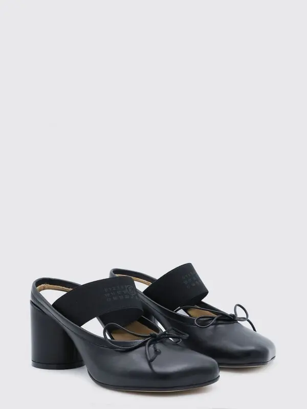 MAISON MARGIELA Anatomic Tabi Leather Mules With Cylindrical Heel