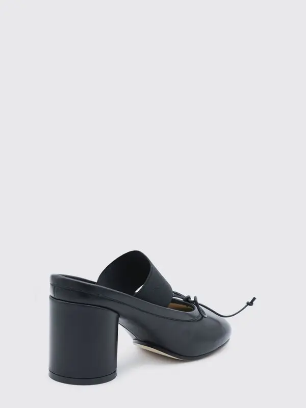 MAISON MARGIELA Anatomic Tabi Leather Mules With Cylindrical Heel