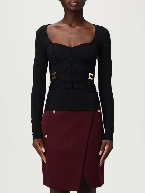 Elisabetta Franchi Jacket - Black