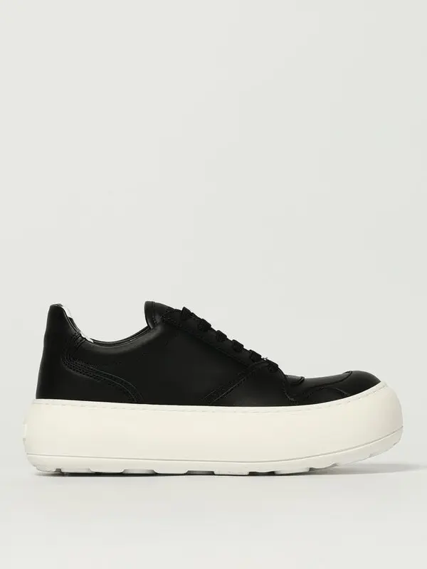 Moschino Leather Sneakers - Black