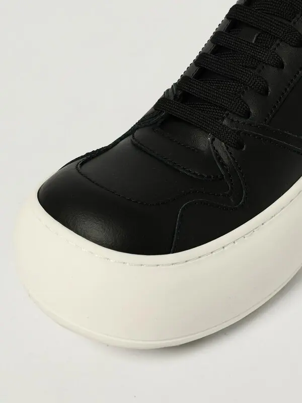 Moschino Leather Sneakers - Black