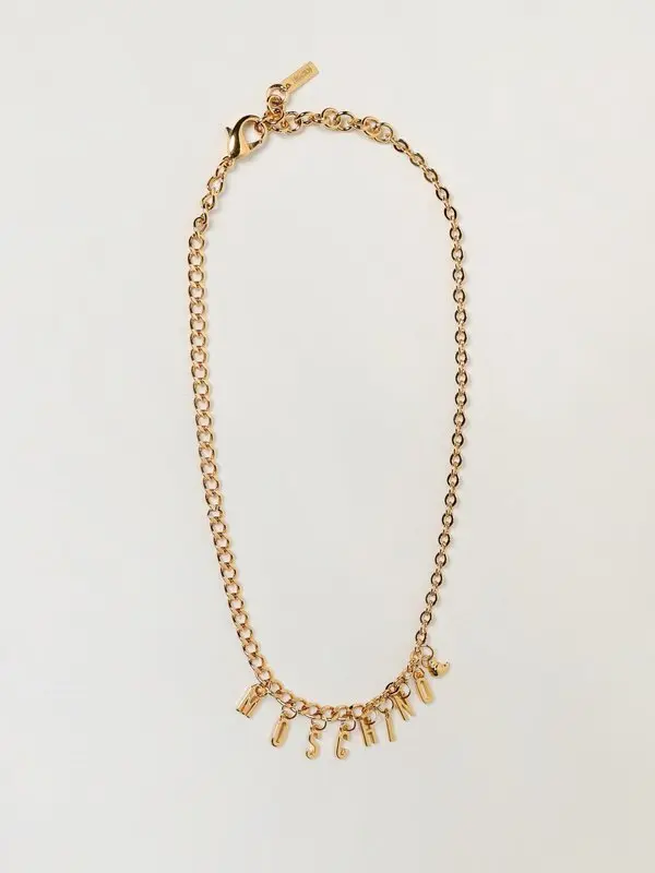Moschino Jewel Necklace - Gold