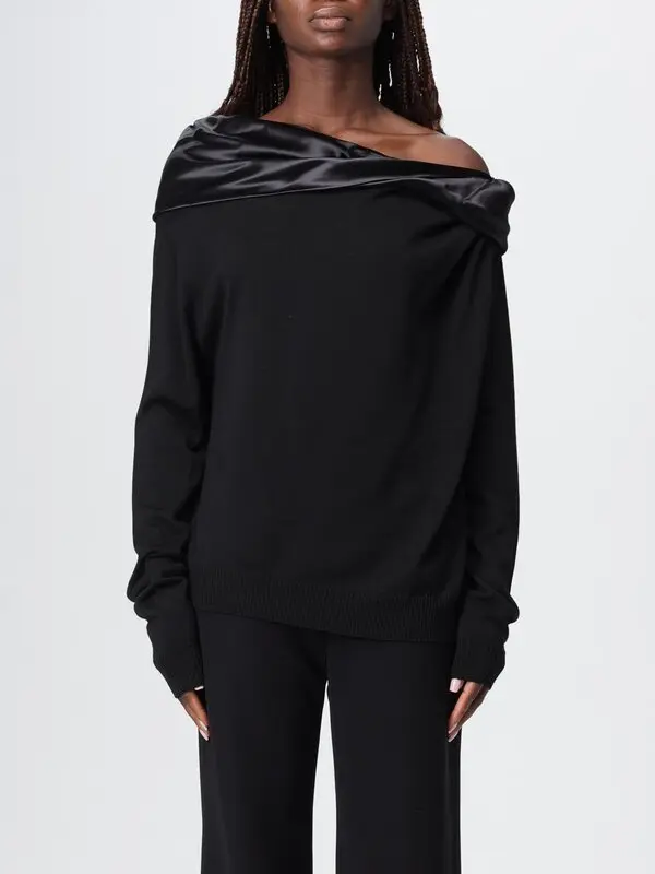 Alberta Ferretti Off-the-shoulder Sweater - Black