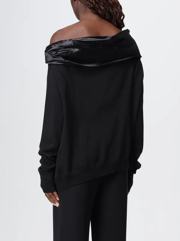 Alberta Ferretti Off-the-shoulder Sweater - Black