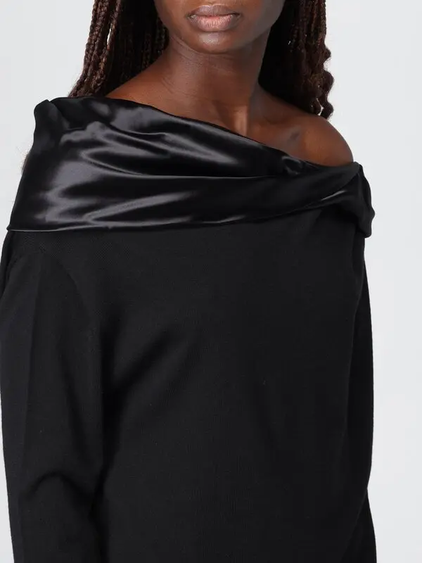 Alberta Ferretti Off-the-shoulder Sweater - Black