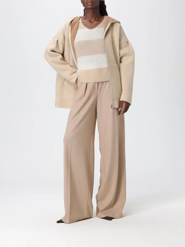 Max Mara Wide Leg Trousers - Beige