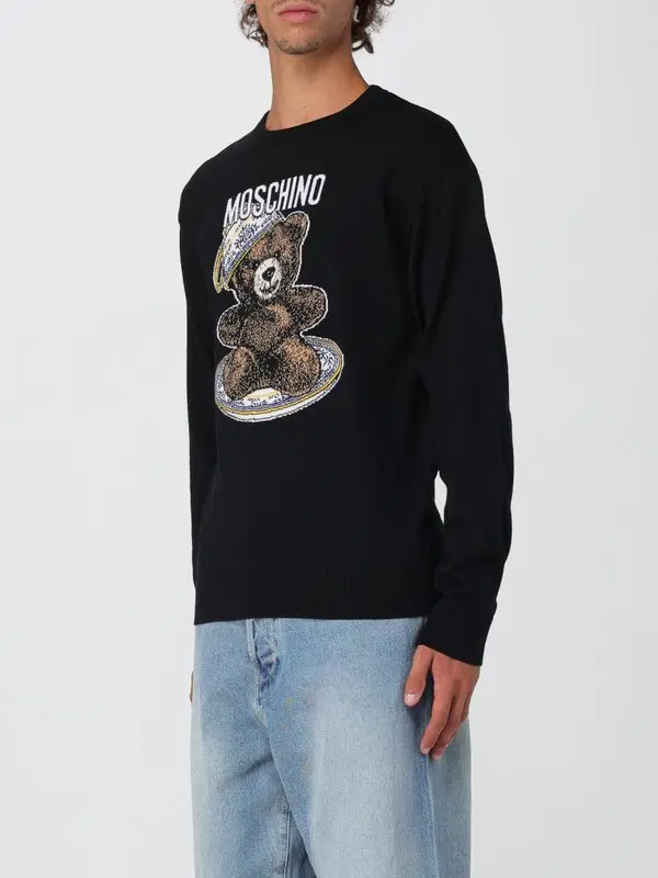 Moschino Graphic Sweater - Black