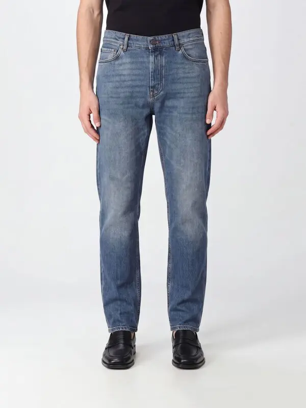 LARDINI Straight Leg Jeans - Denim