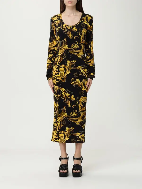 Versace Printed Midi Dress