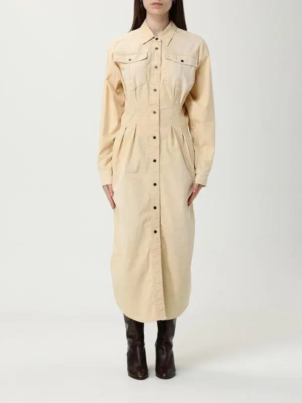 Isabel Marant Étoile Button-up Maxi Shirt Dress - Beige