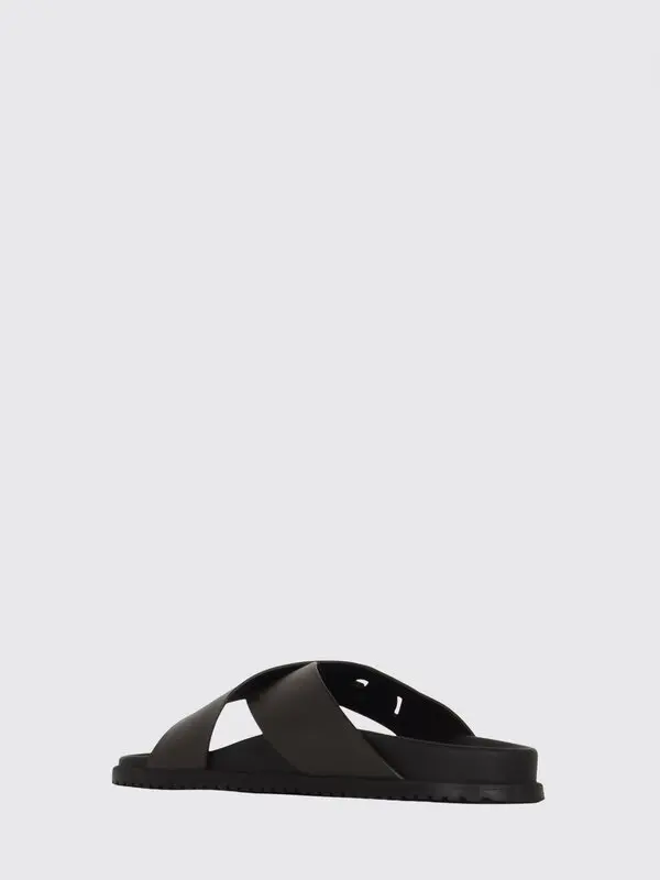 Dolce & Gabbana Embellished Cross Strap Sandals - Cocoa
