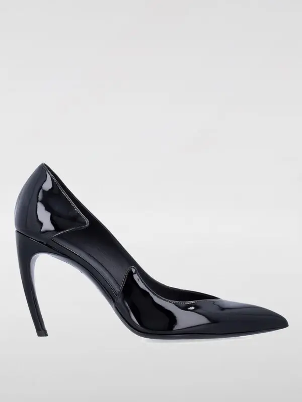 Attico Pump" Patent Leather Stiletto Pumps - Black