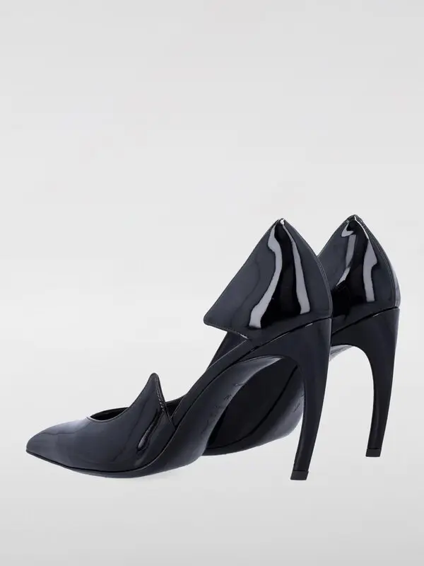 Attico Pump" Patent Leather Stiletto Pumps - Black