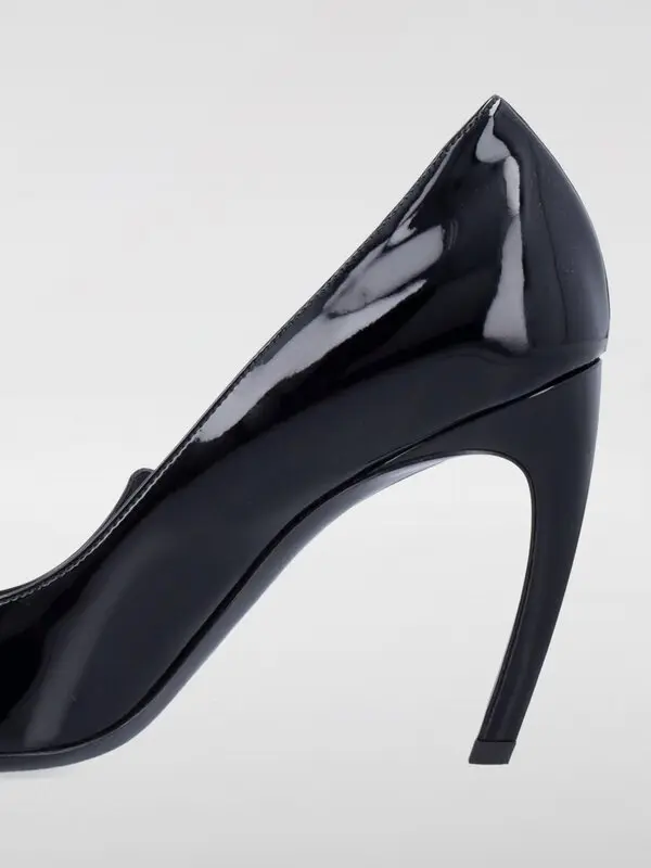 Attico Pump" Patent Leather Stiletto Pumps - Black