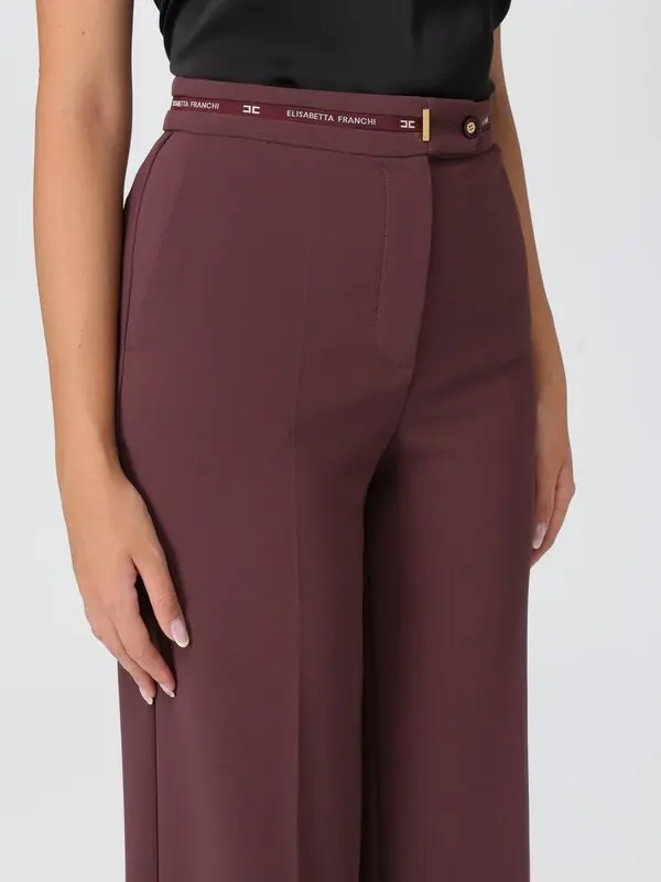 Elisabetta Franchi Wide Leg Tailored Trousers