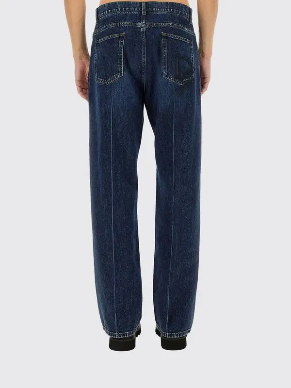 Dolce & Gabbana Wide Leg Jeans - Multicolor