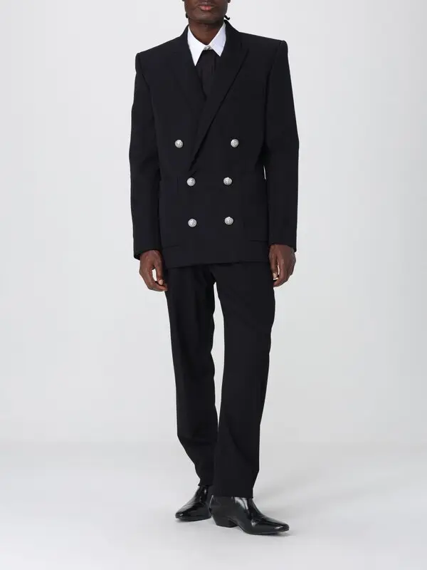 Balmain Double-breasted Jacket - Black