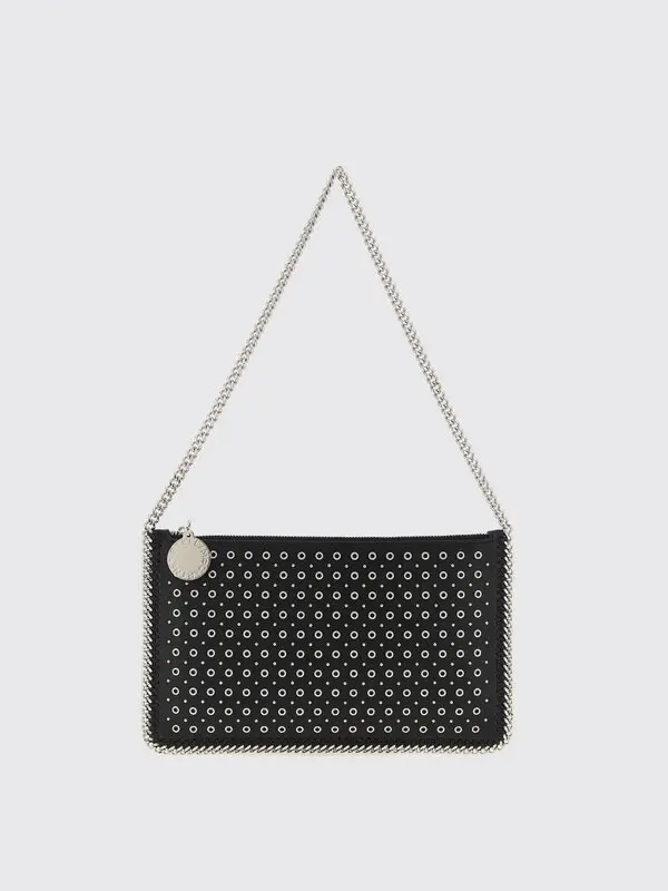 Stella McCartney Studded Shoulder Bag - Black
