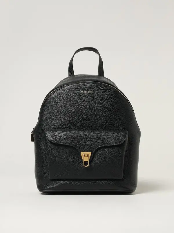 COCCINELLE Beat Generation Grained Backpack - Black