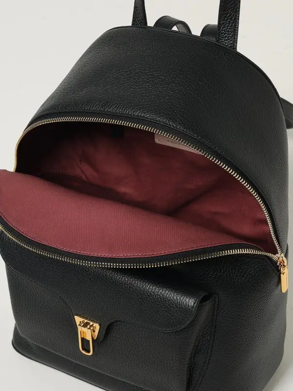 COCCINELLE Beat Generation Grained Backpack - Black