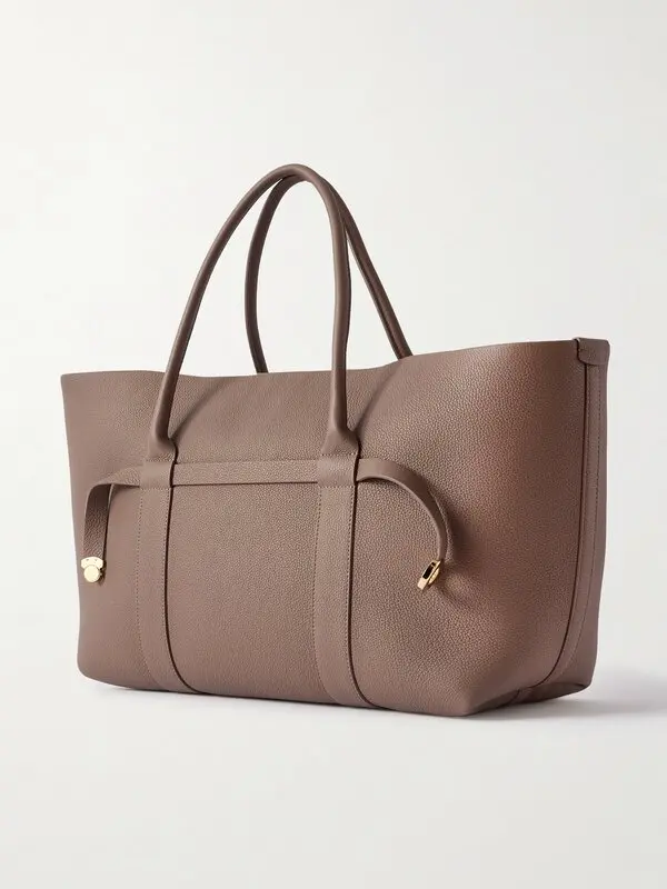 Loro Piana Ghiera Textured-leather Tote