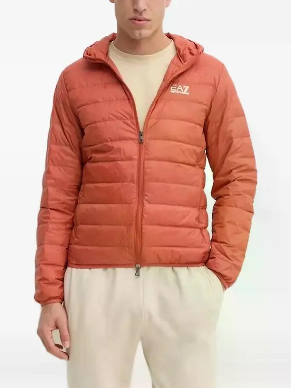 EA7 Hooded Quilted Jacket