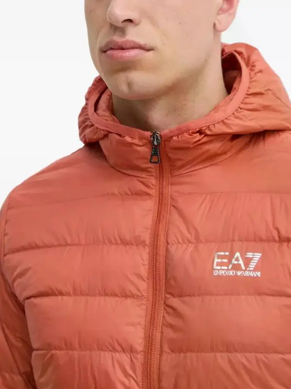 EA7 Hooded Quilted Jacket