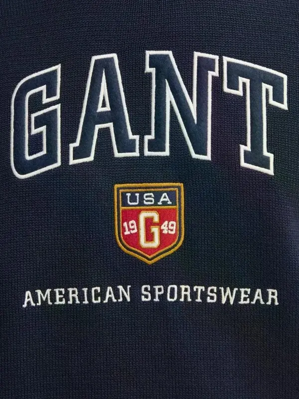 Gant Logo-embellished Turtleneck Sweater