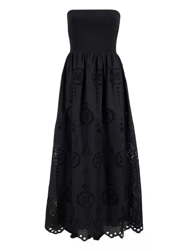 Matteau Strapless Broderie-anglaise Maxi Dress