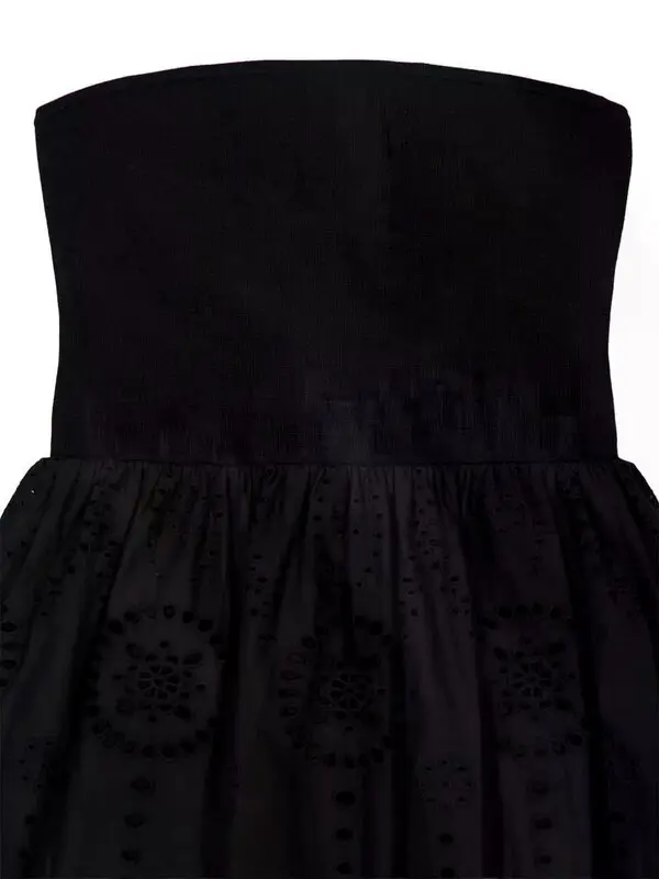 Matteau Strapless Broderie-anglaise Maxi Dress