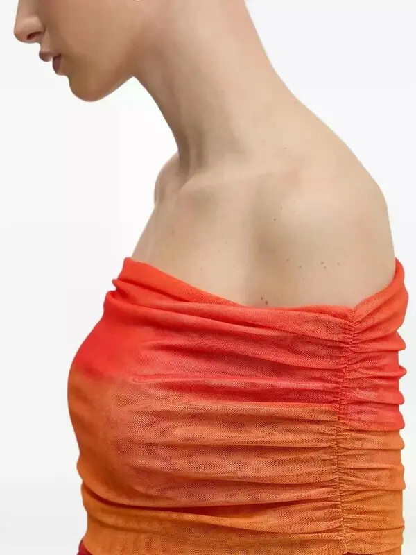 NEVER FULLY DRESSED Ombré Draped Top