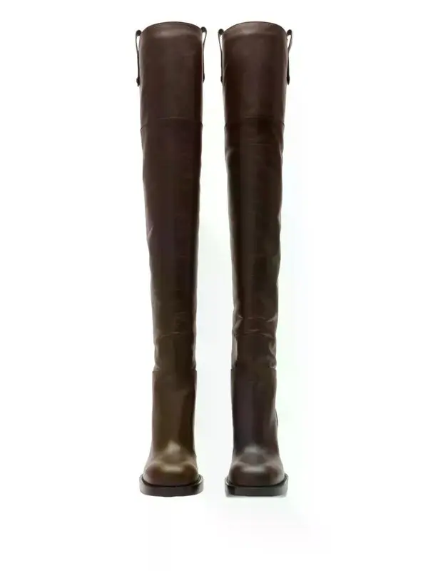 Burberry 85mm Cavalier Calf-leather Thigh-high Boots