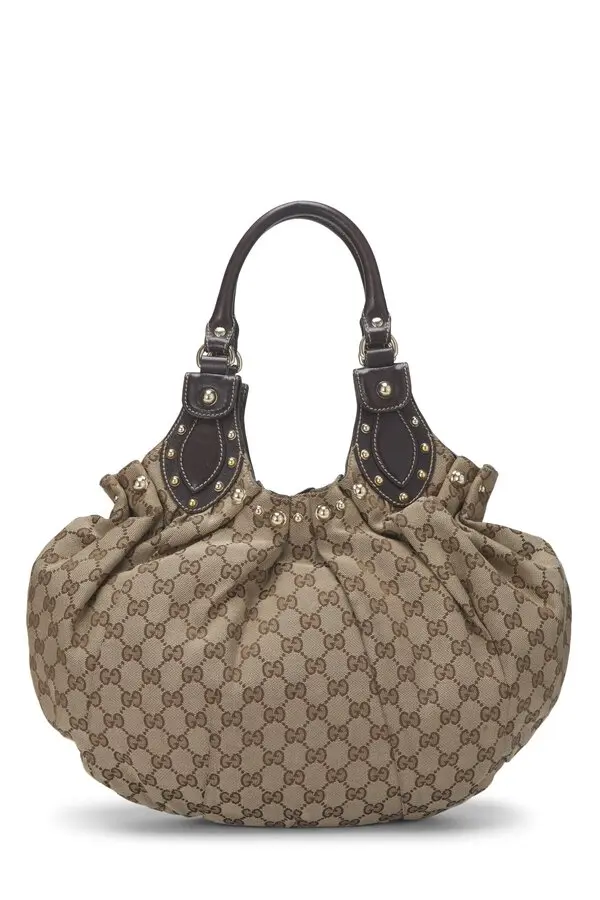 Gucci Original Gg Canvas Pelham Hobo - Beige