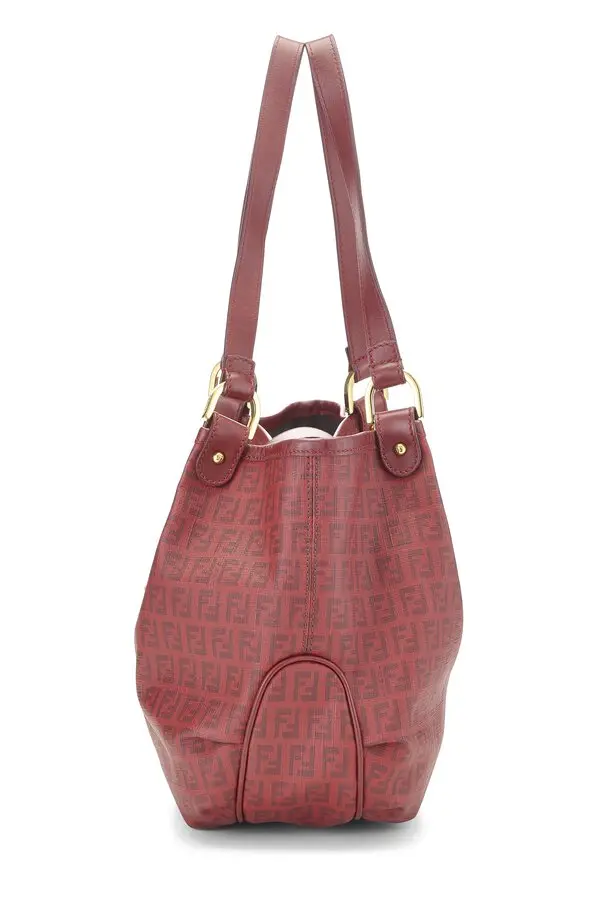 Fendi Zucca Coated Canvas Chiusura Tote