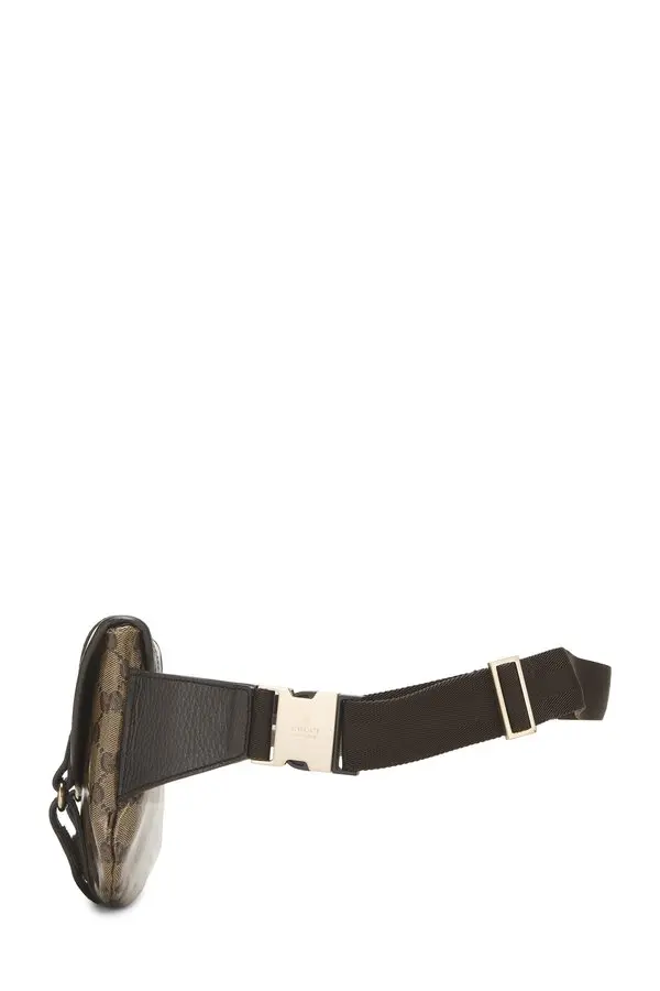 Gucci Crystal Buckle Belt Bag - Brown