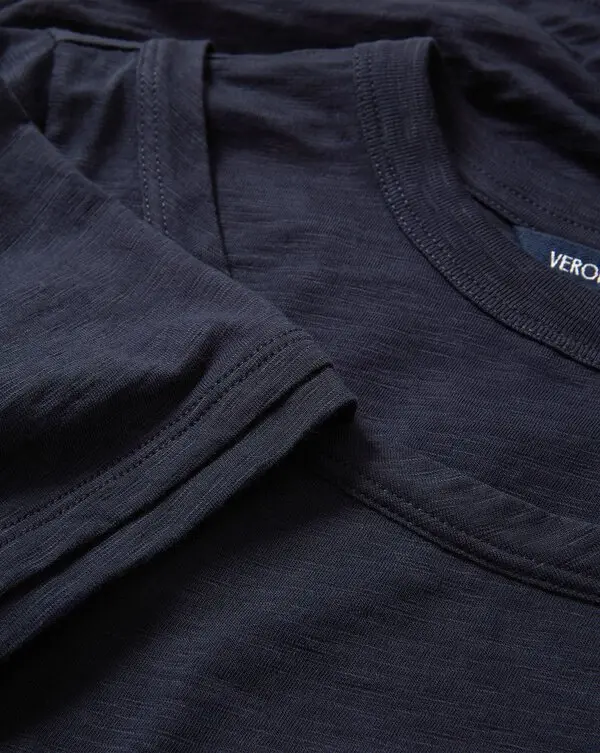 Veronica Beard Damian Double-collar T-shirt