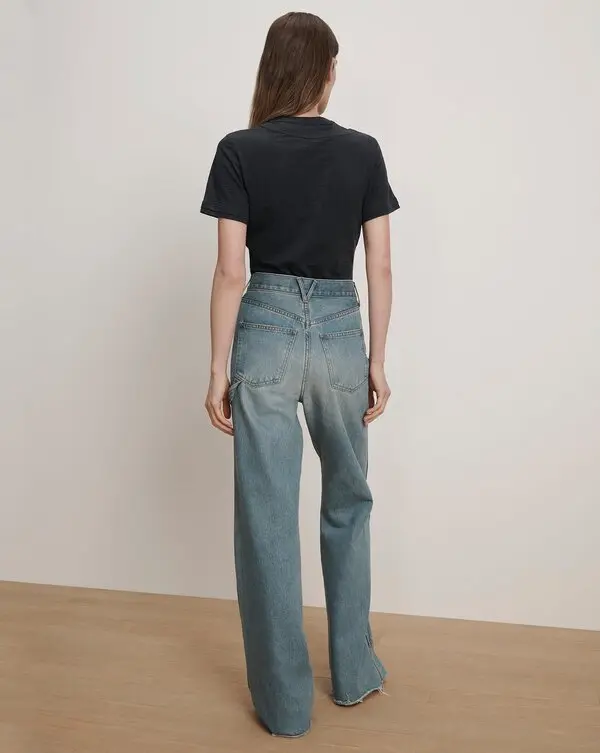 Veronica Beard Damian Double-collar T-shirt