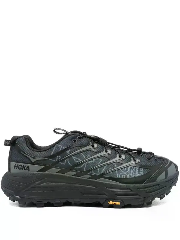 HOKA® Mafate Three2 Wordmark Sneakers - Black