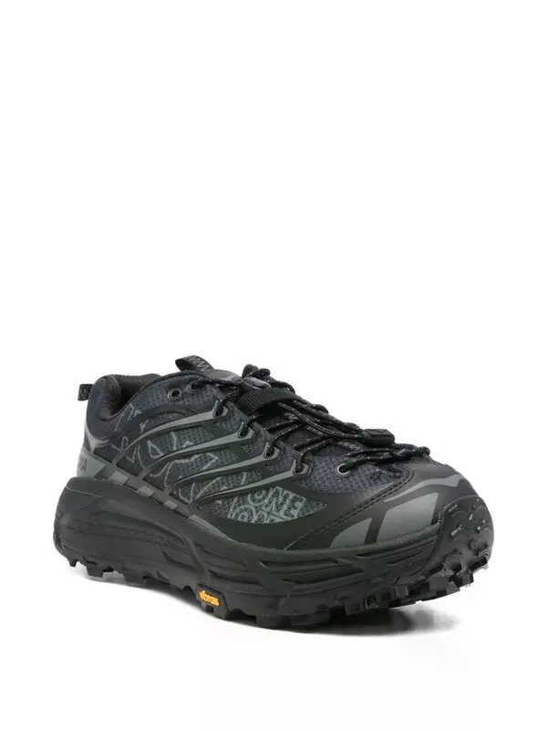 HOKA® Mafate Three2 Wordmark Sneakers - Black