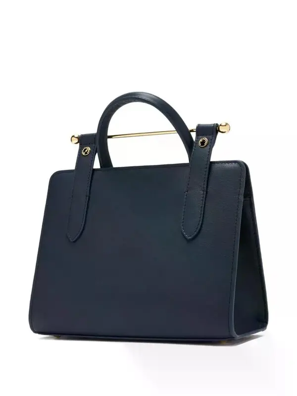 Strathberry Bar-top Chain Tote Bag - Blue