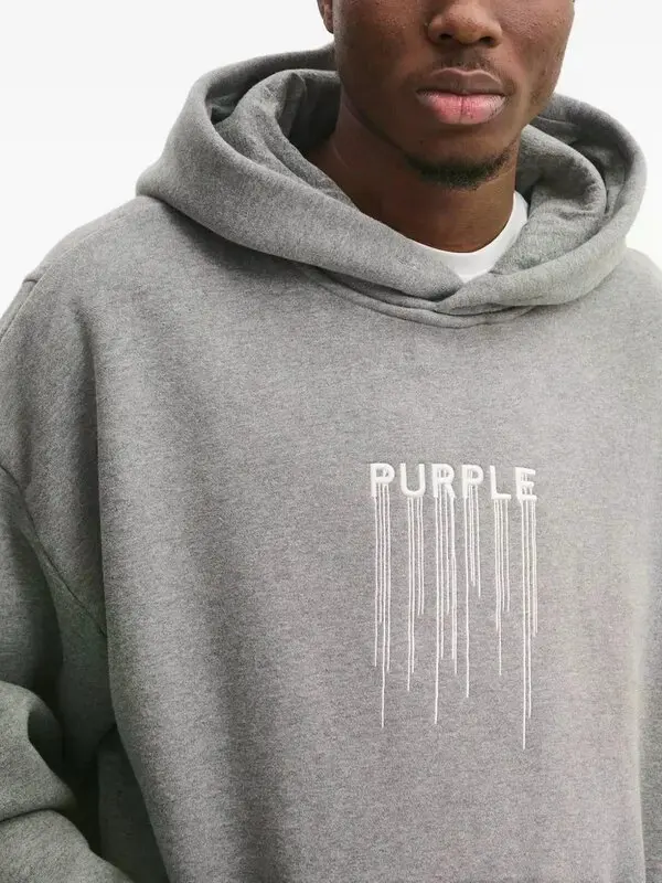PURPLE BRAND Drip-effect Hoodie