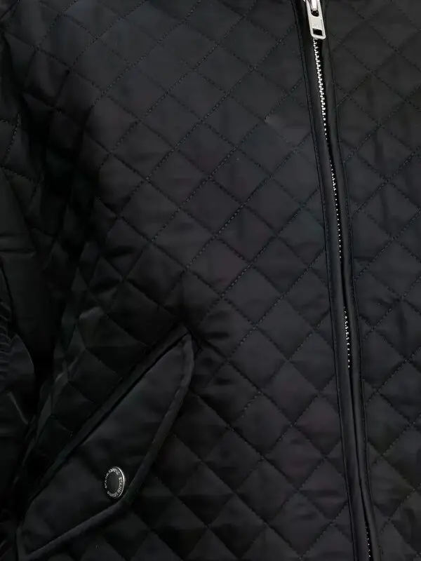 STAND STUDIO Diamond-quilted Bomber Jacket