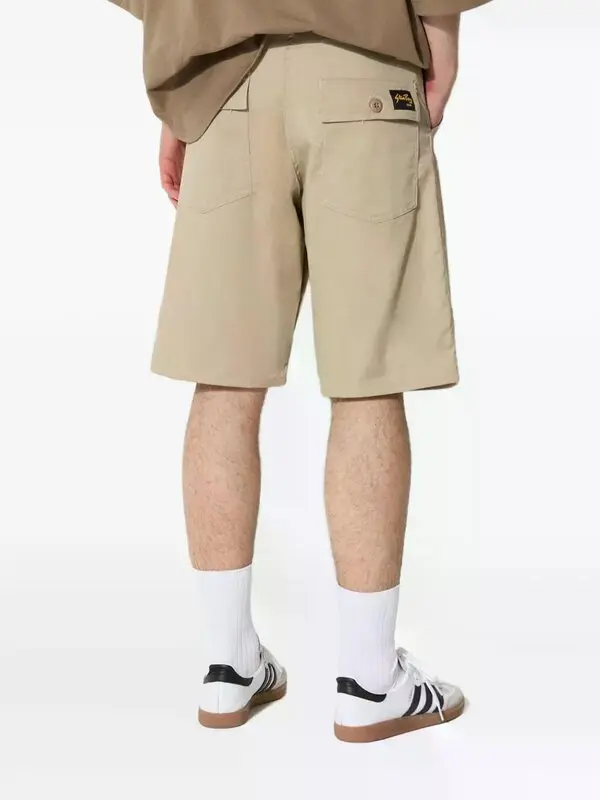 STAN RAY Patch-pockets Bermuda Shorts - Neutrals