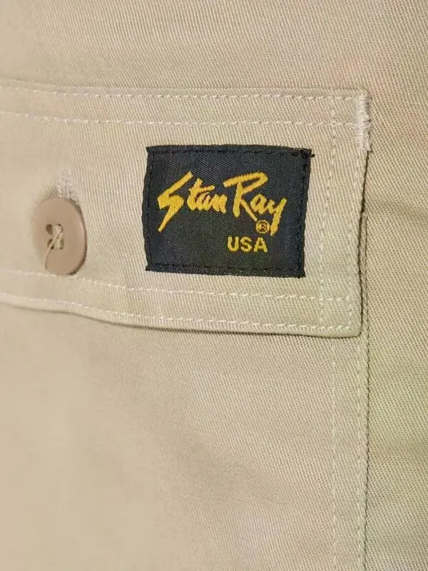 STAN RAY Patch-pockets Bermuda Shorts - Neutrals