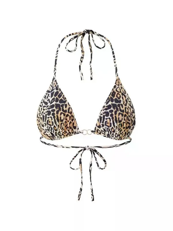 Melissa Odabash Costa Cheetah-print Bikini Top - Brown