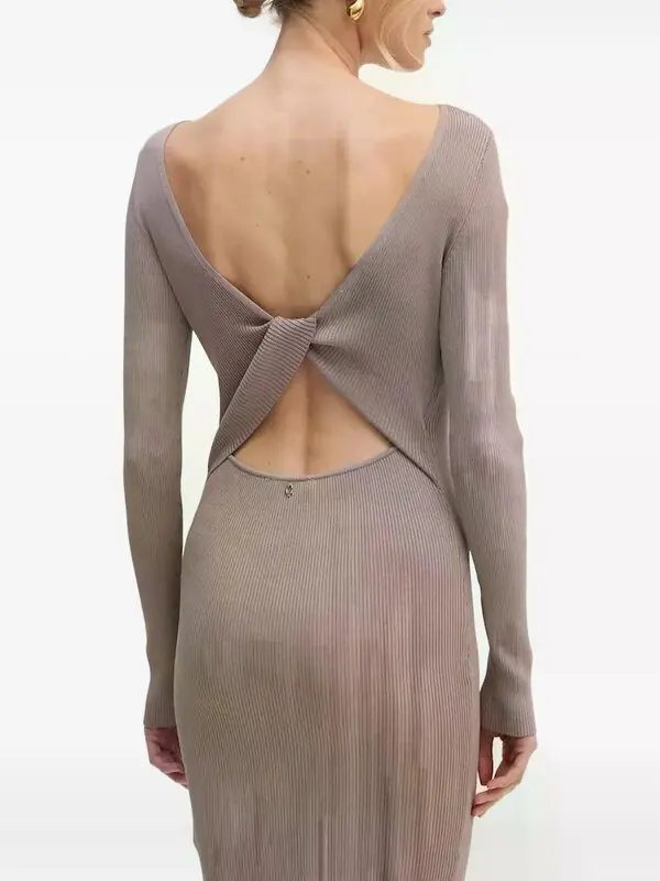 guess backless dress MARCIANO BY GUESS DEBORA LONG DRESS MIDNIGHT SNAKE | Online Outlet