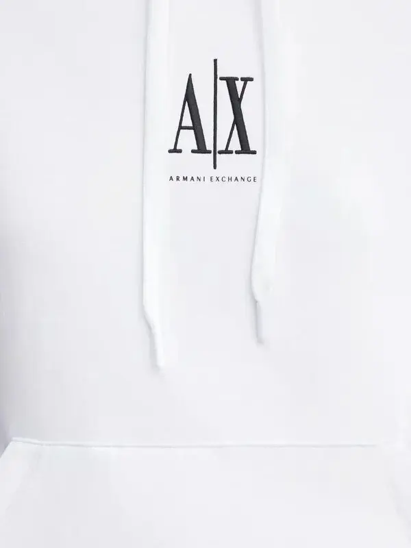 Armani Exchange Logo-embroidered Hoodie